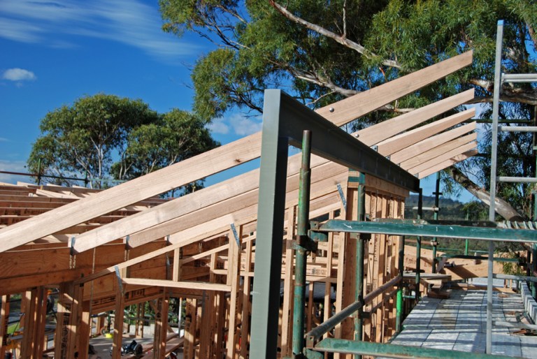 Details, details: roof structure | Hobart hill house